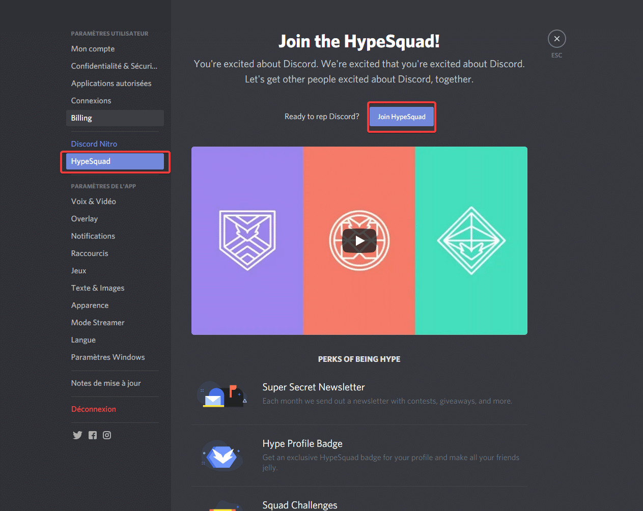 Comment rejoindre une maison de la Discord Hypesquad? | Discord-France